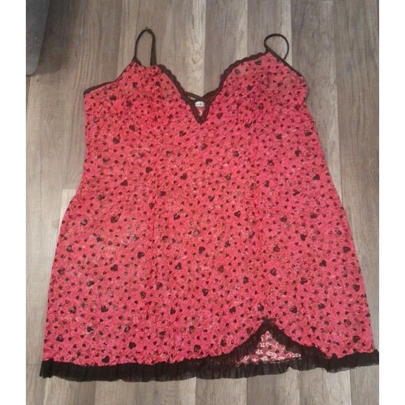Linea Donatella | Dresses | Vint Linea Donatella Pink Lace Heart With ...